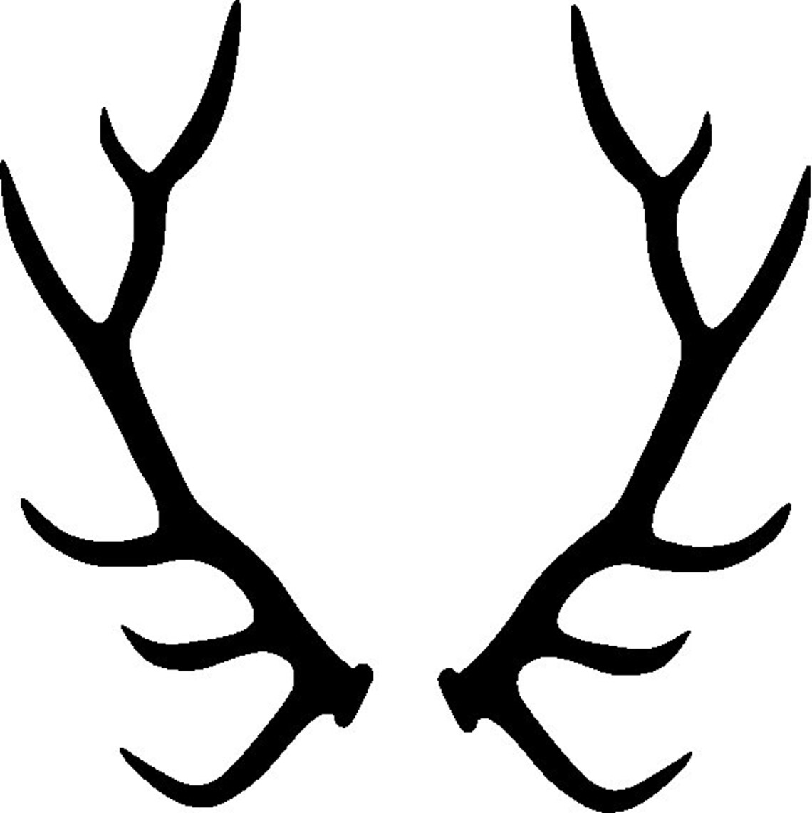 Deer Antler Svg, Deer Antler Svg Bundle. Deer Antler Silhouette. Deer ...