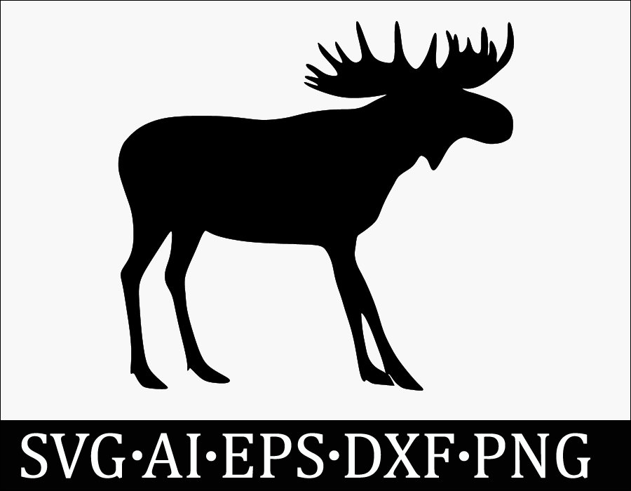 Moose Svg, Moose Svg Bundle. Moose Silhouette. Mosee Clipart, Cut File ...