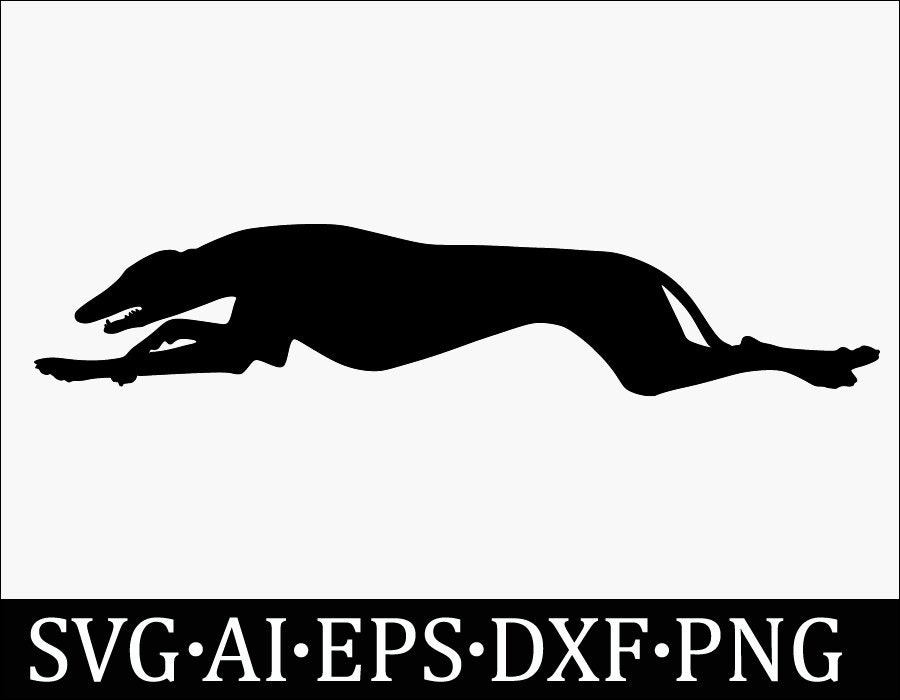 Greyhound Svg, Greyhound Svg Bundle. Greyhound Silhouette. Greyhound ...