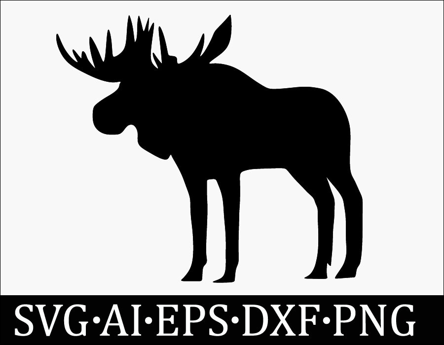 Moose Svg, Moose Svg Bundle. Moose Silhouette. Mosee Clipart, Cut File ...