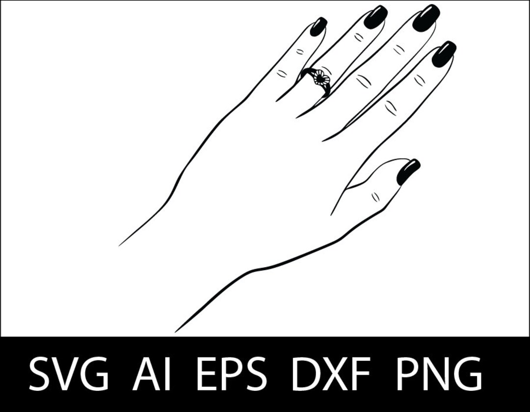 Wedding Finger Svg. Wedding Ring Svg, Ring Finger Svg. Cuf File for ...