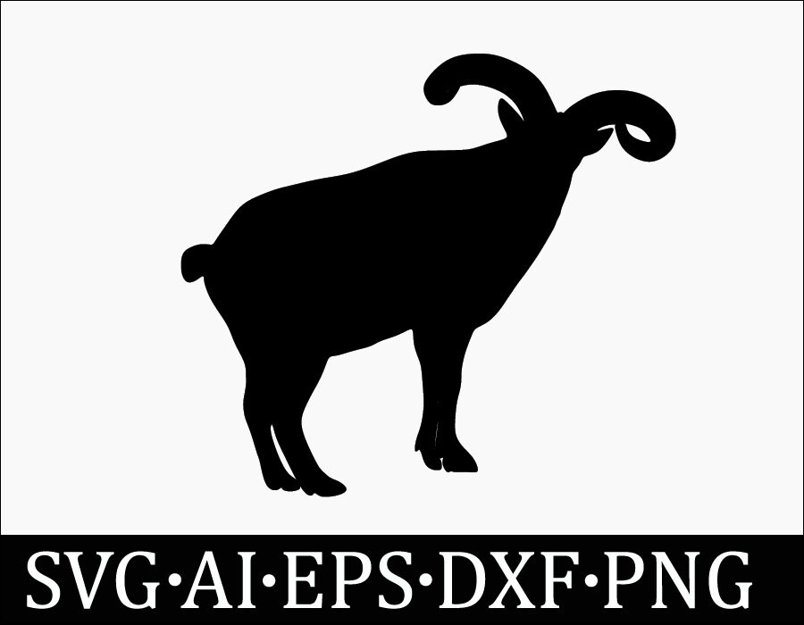 Goat Svg, Goat Svg Bundle. Goat Silhouette. Goat Clipart, Cut File for ...