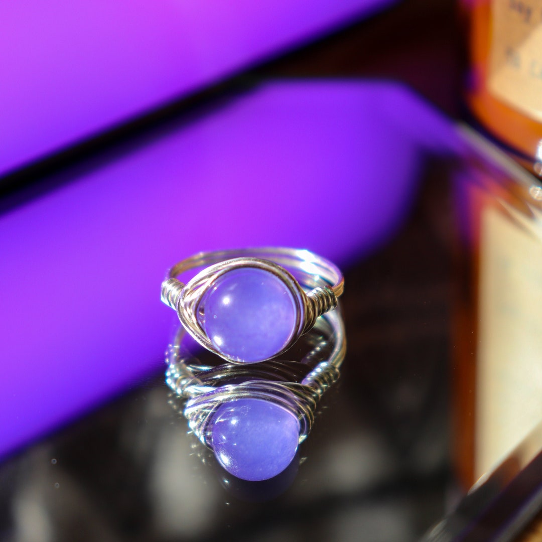 Purple Quartzite Ring - Etsy