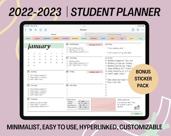 Digital Notebook Goodnotes Planner for iPad (Instant Download) - Etsy