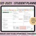 2022-2023 Digital Student Planner Goodnotes Compatible - Etsy