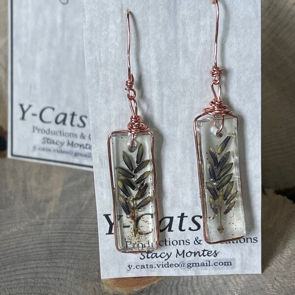 Lavender Earrings - Etsy