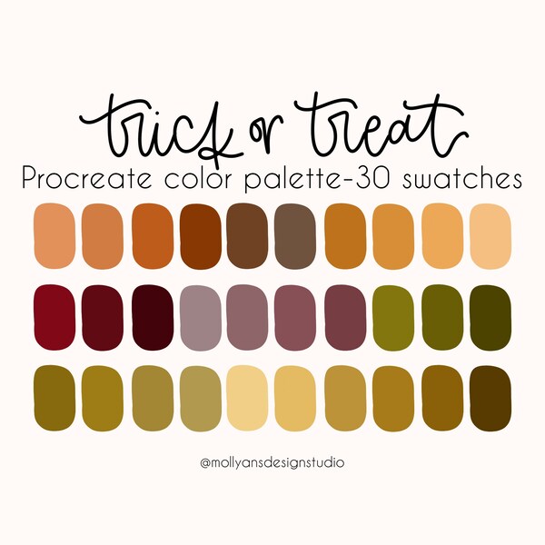 Witch Color Palette - Etsy