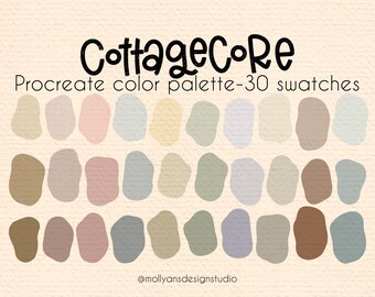 Retro Boho Procreate Color Palette Instant Download Digital - Etsy UK