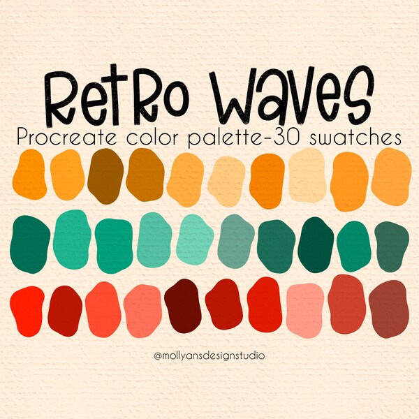 Bold Color Palette - Etsy