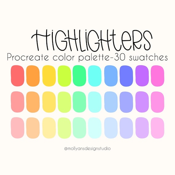 Rainbow highlighter palette store