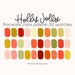 Holly Jolly Procreate Color Palette, Bright Cheerful Color Palette ...