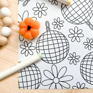 Groovy Halloween Digital Coloring Book, Printable Coloring Pages for ...