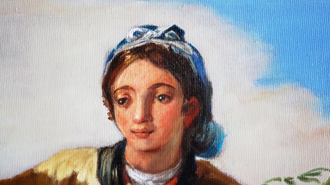 Francisco Goya, El Quitasol 1777, Handmade Copy Made in Oil on Canvas ...