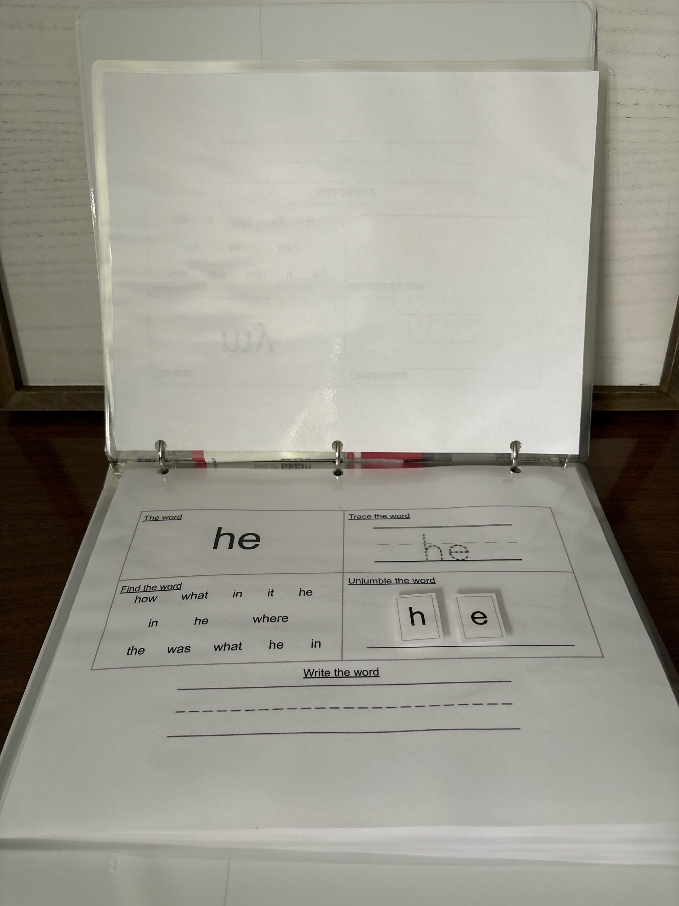 Busy Sight Words Binder - Etsy