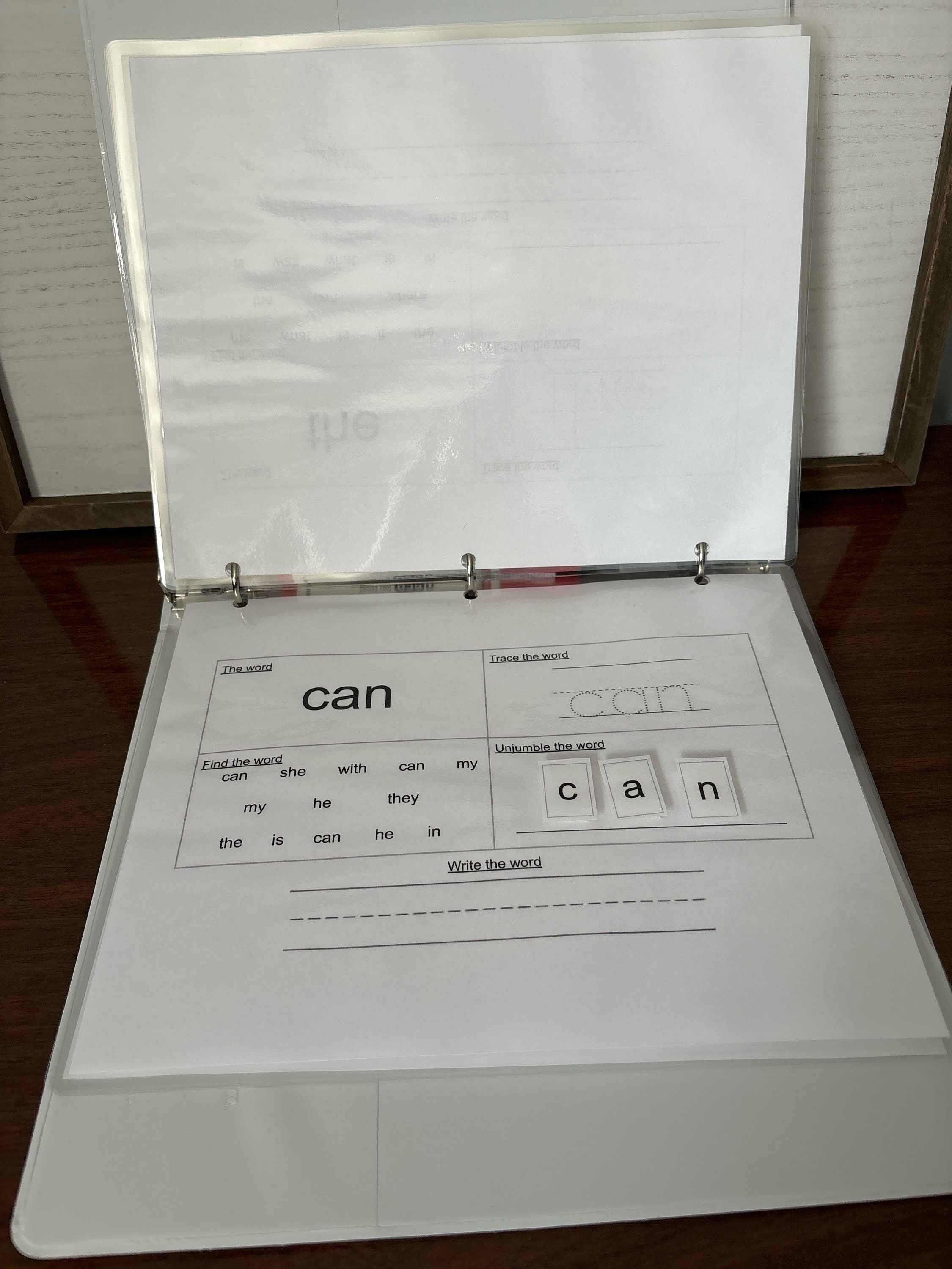 Busy Sight Words Binder - Etsy