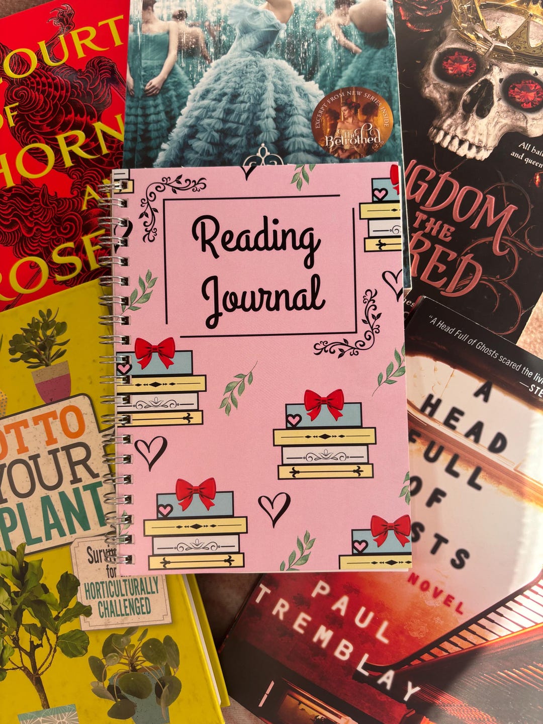 Reading Journal - Reading Notebook - Notebook - Books - Etsy