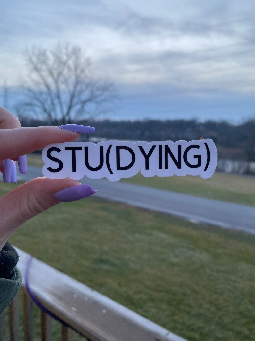 Studying Sticker - Etsy
