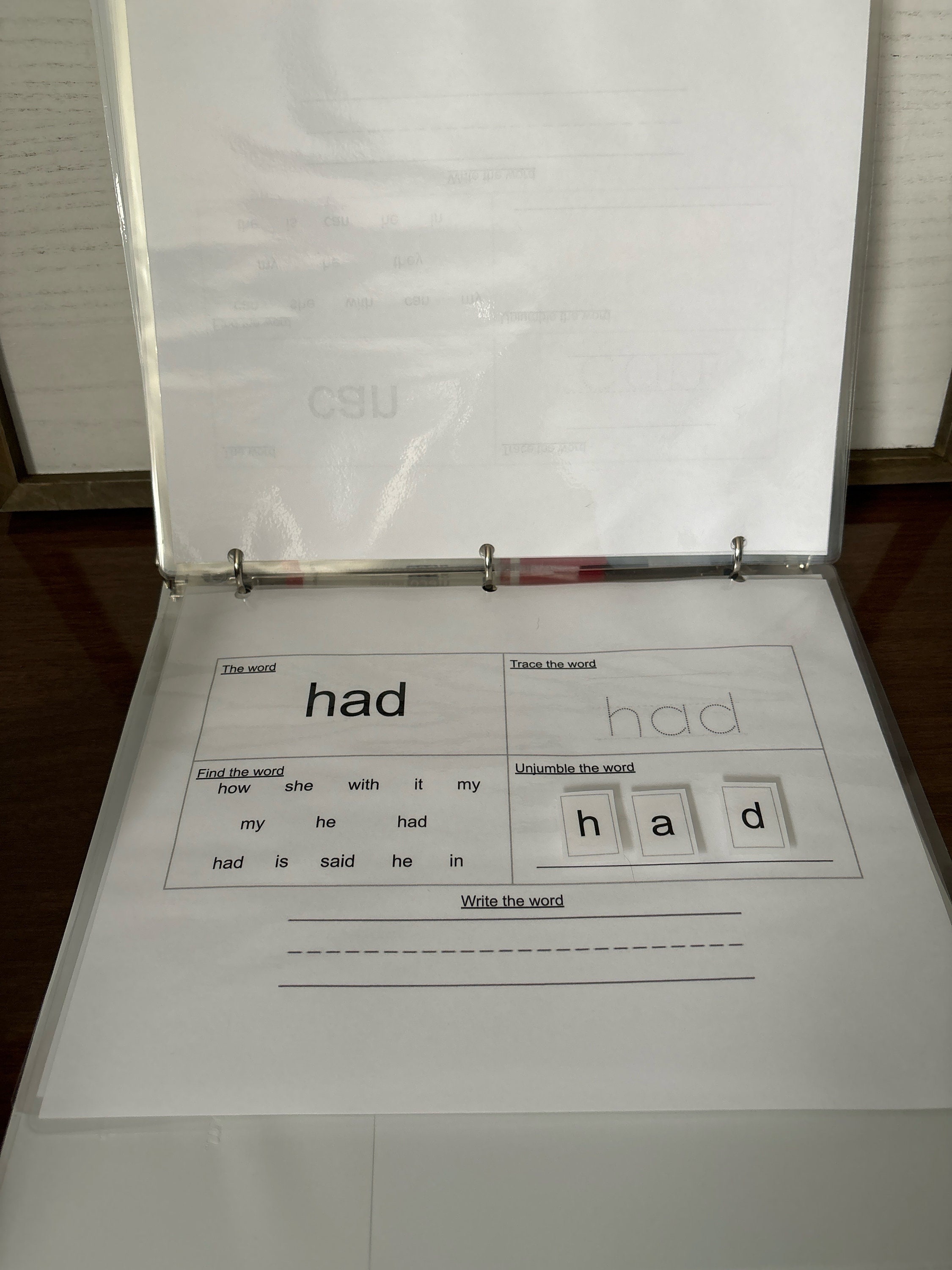 Busy Sight Words Binder - Etsy