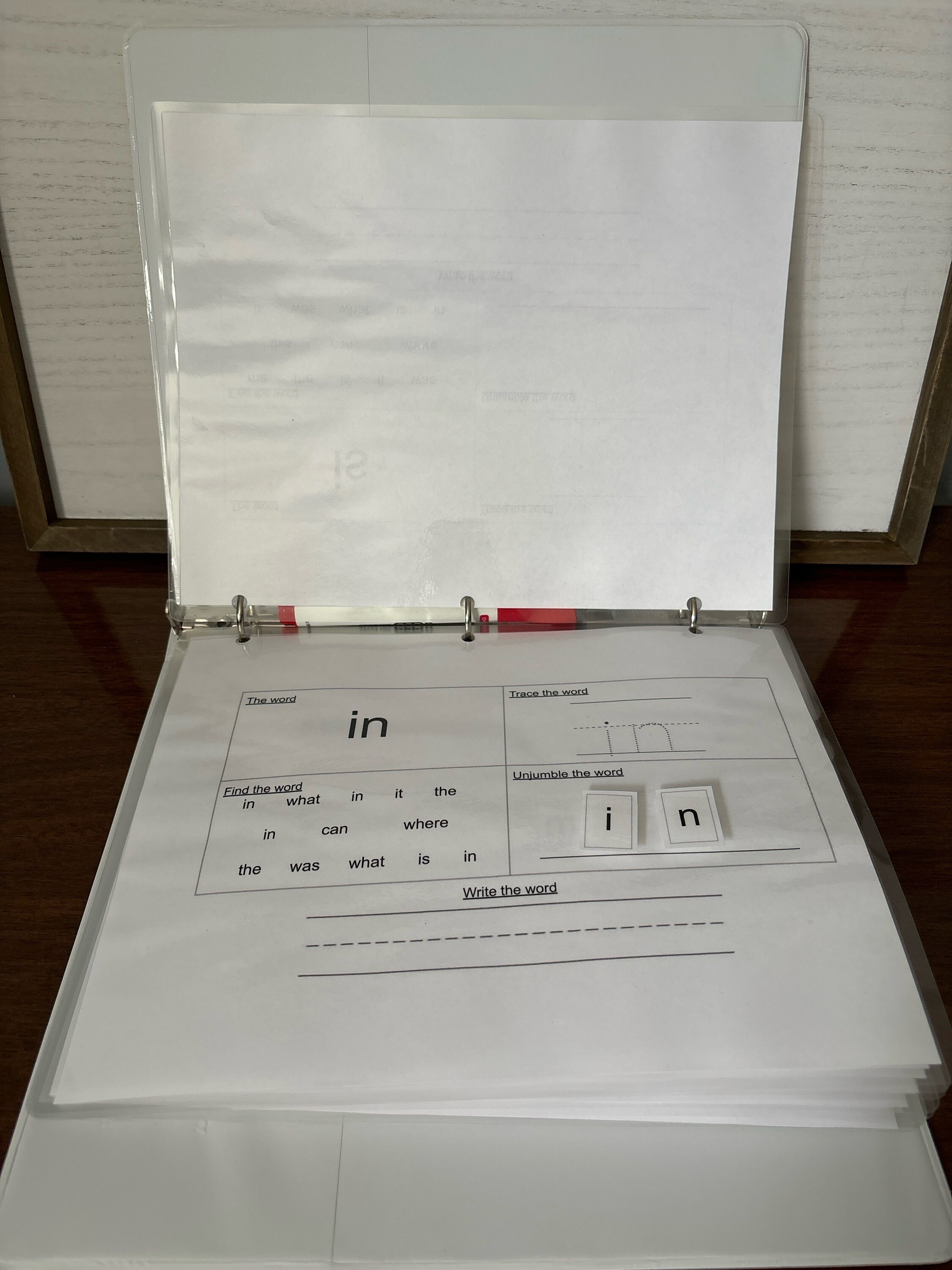 Busy Sight Words Binder - Etsy