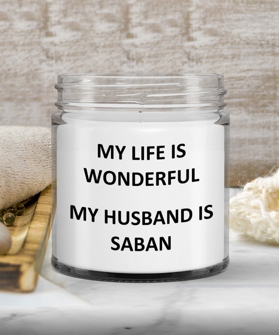 Gift for Saban Wife Birthday Saba Soy Candle Wax Jar Vanilla - Etsy