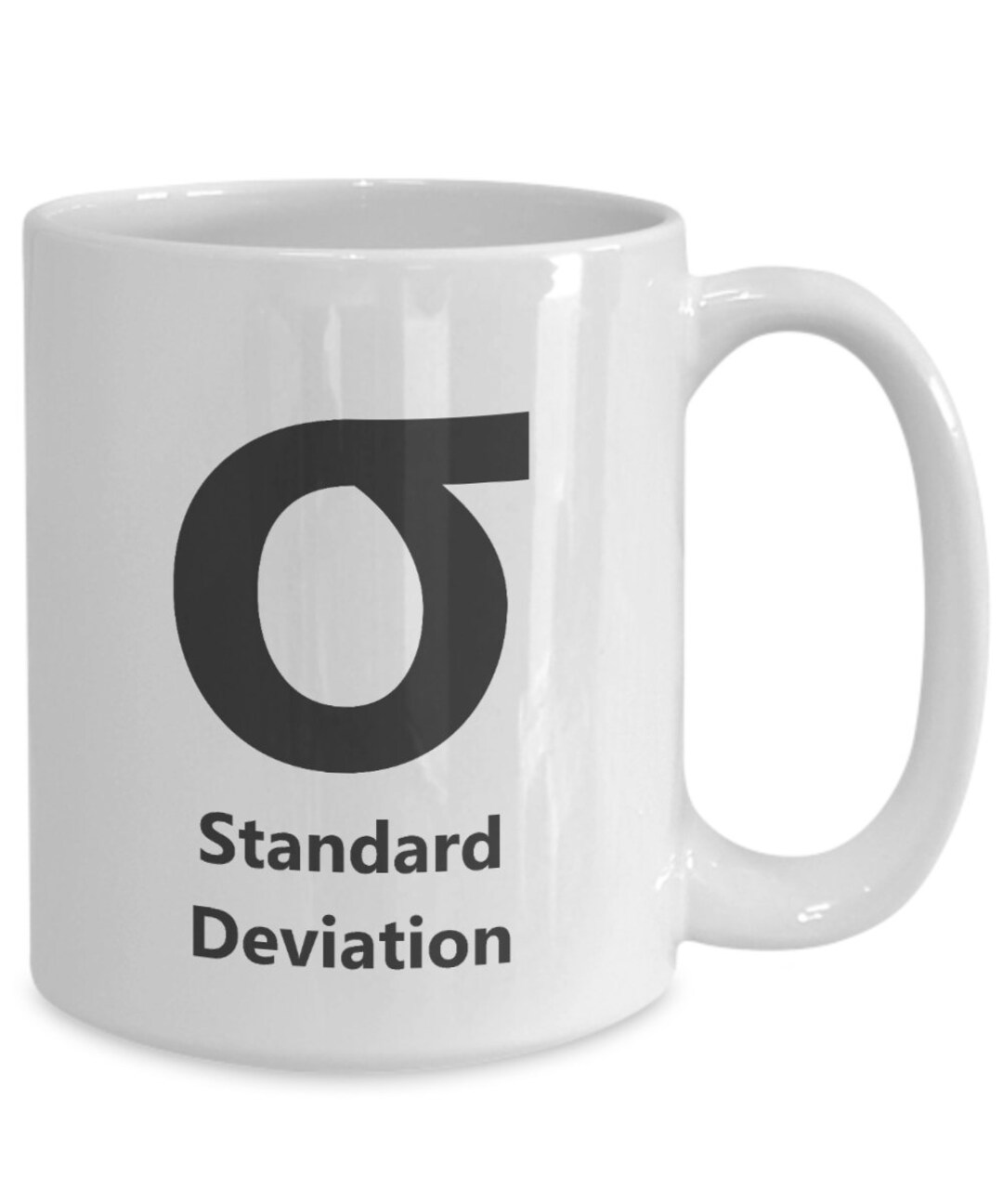 Standard Deviation Sigma Greek Letter Mug Character Funny Cup Symbols ...