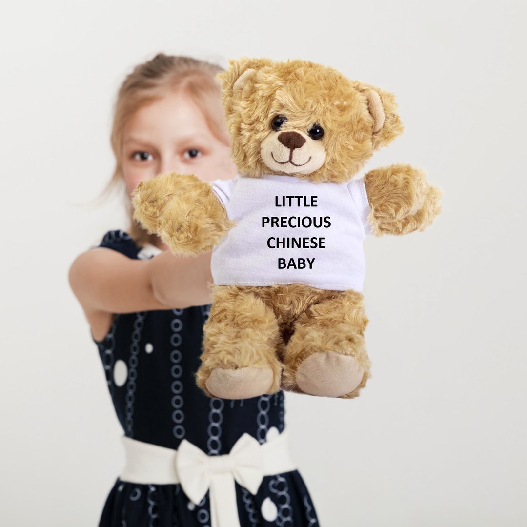 Gift for Little CHINESE Boy Girl Baby Precious Teddy Bear Plush Custom ...