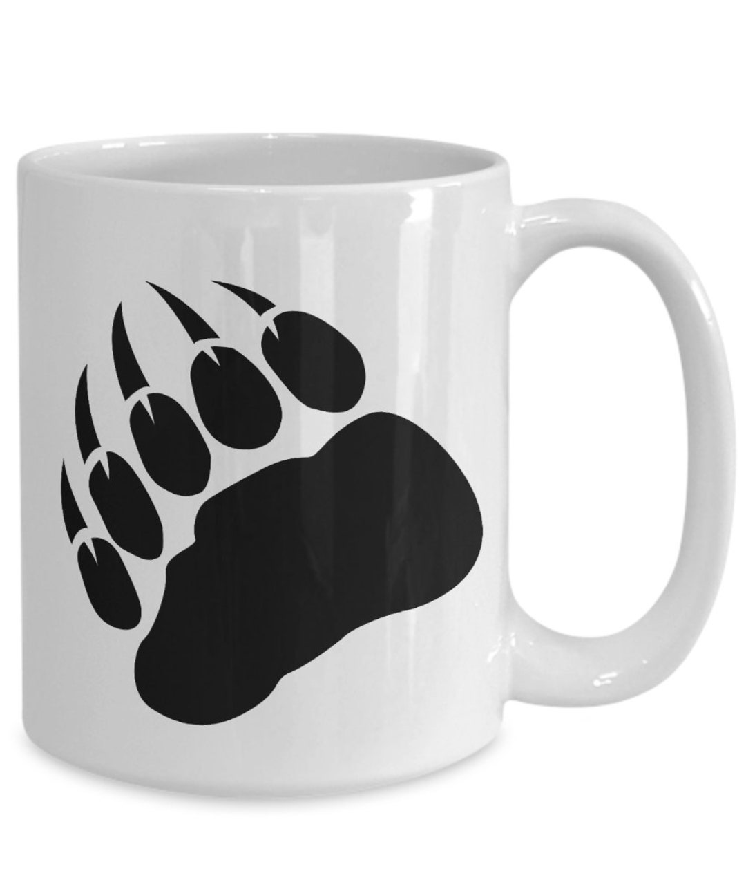 Native Bear Paw Mug Grizzly Claws Art Symbol Sacred Healing Protection ...