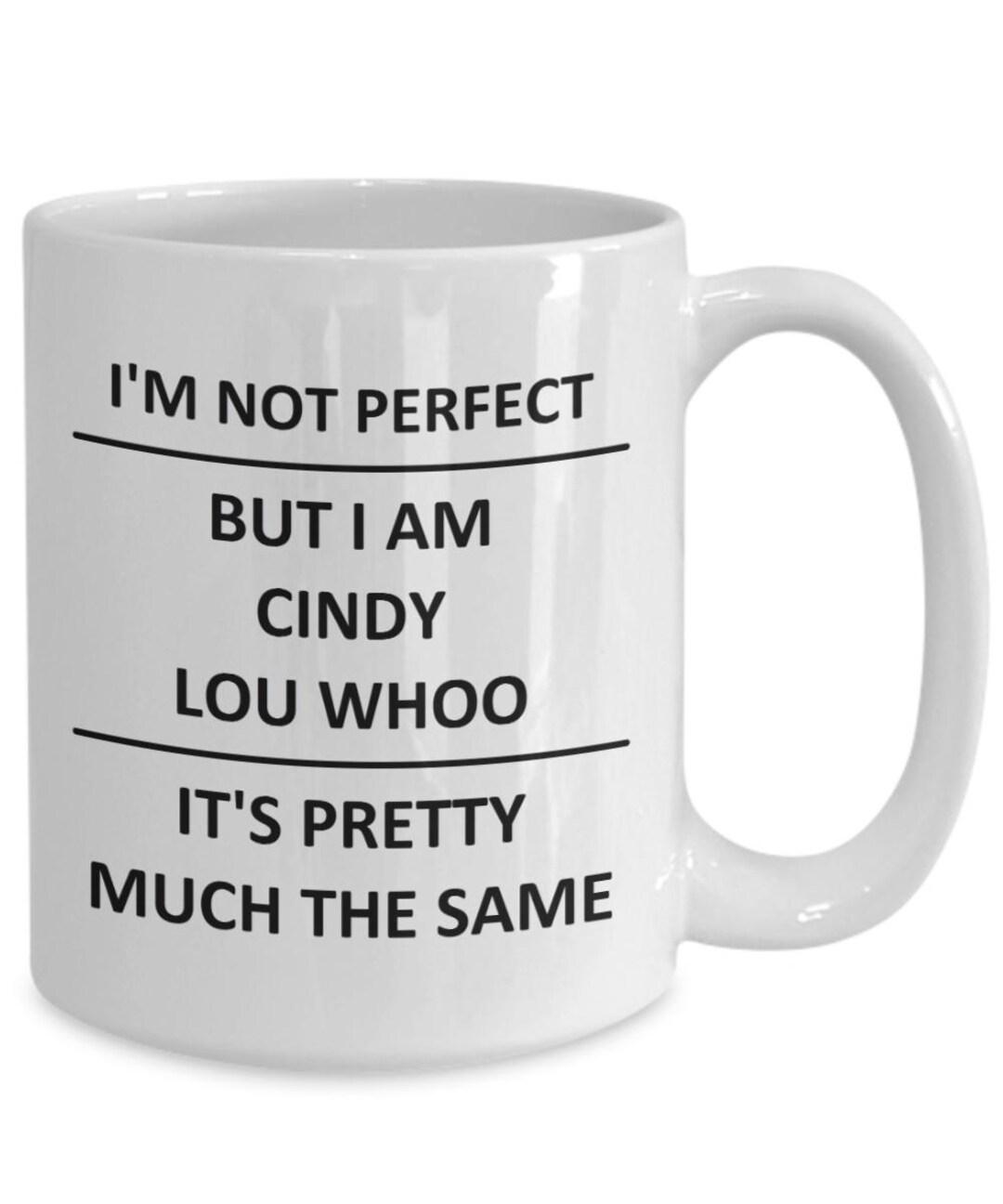 Cindy Lou Whoo Mug - Etsy