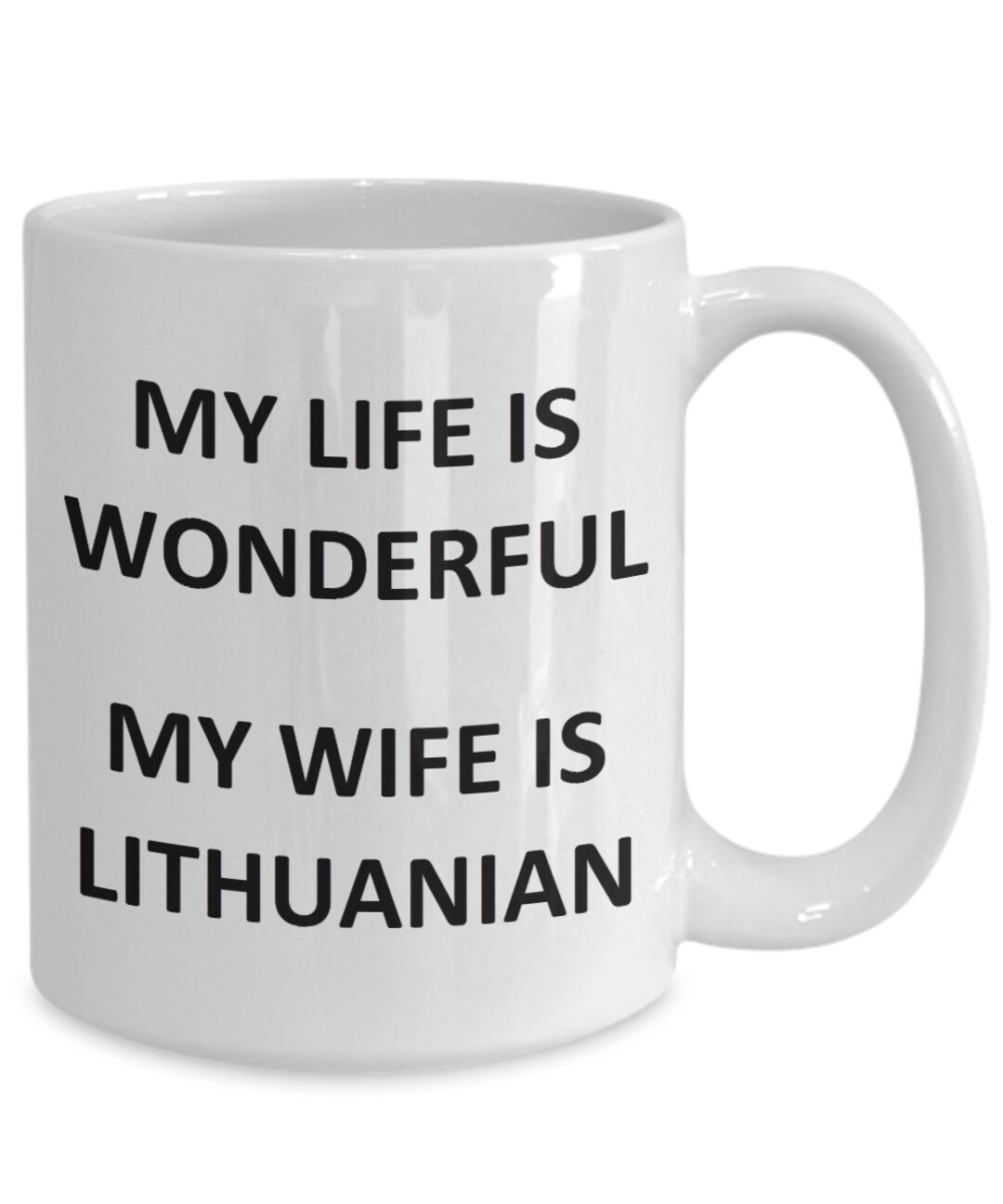Mug for Lithuanian Husband Father Dad Birthday Lithuania Coffee Cup Tea ...