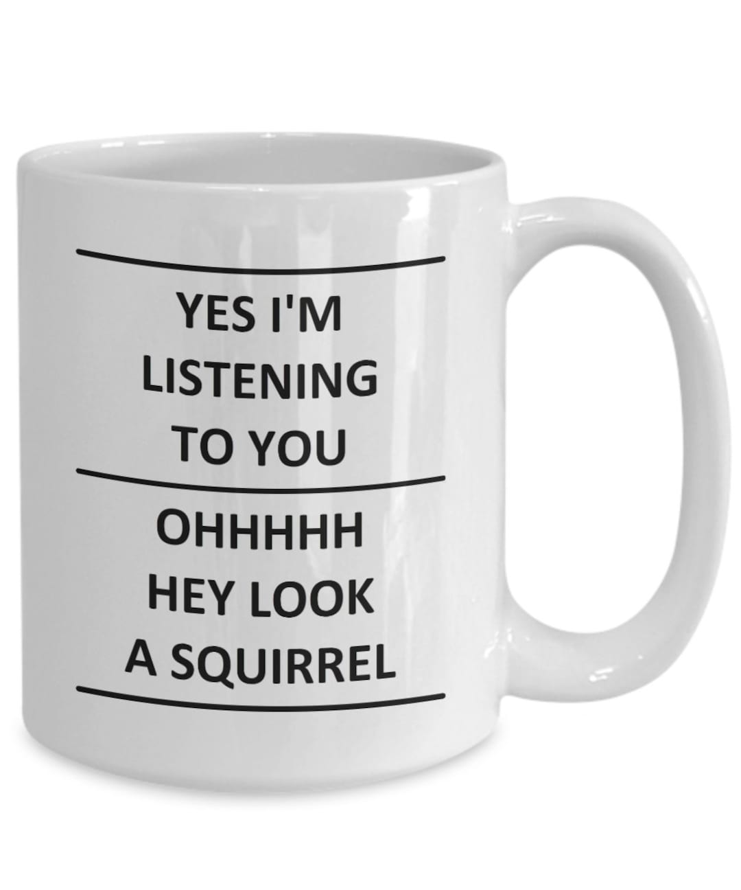 Mug for Adhd Person With Squirrel Cdc Cup Attention Deficit ...