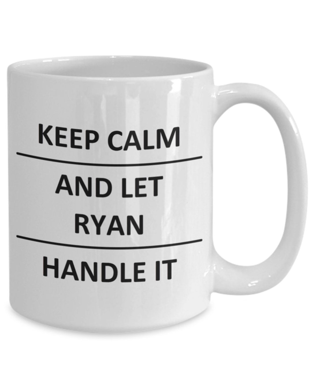 Ryan Mug Lover Boyfriend Bf Husband Dad Son Friend Brother Him Name ...