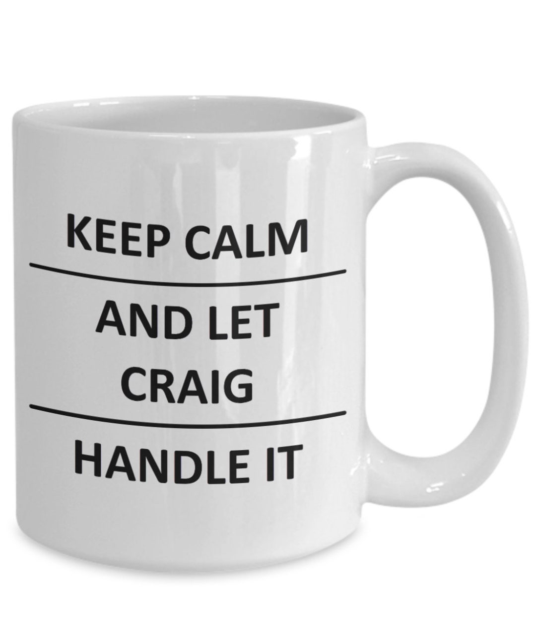 Craig Mug Lover Boyfriend Bf Husband Dad Son Friend Brother Him Name ...