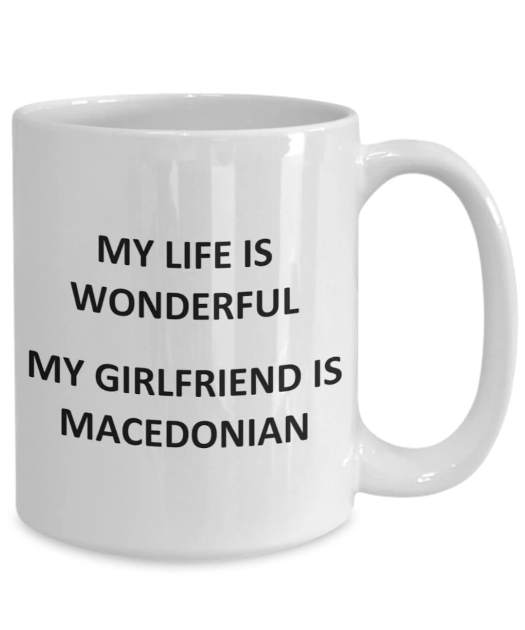 Macedonian Boyfriend Birthday Cup for Him North Macedonia True Love ...