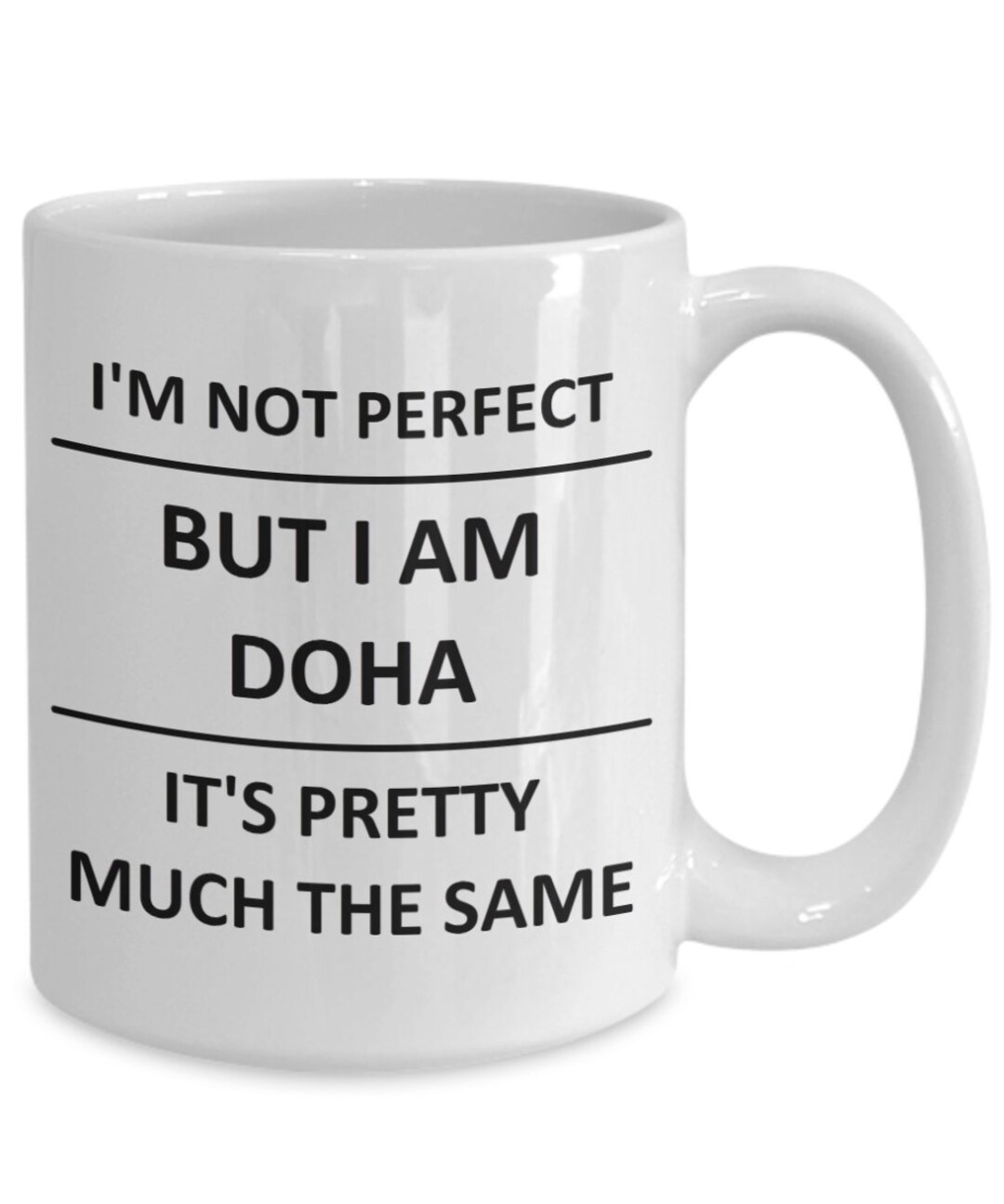 Mug for Doha Lover Girlfriend Gf Wife Mom Daughter Friend Sister Her ...