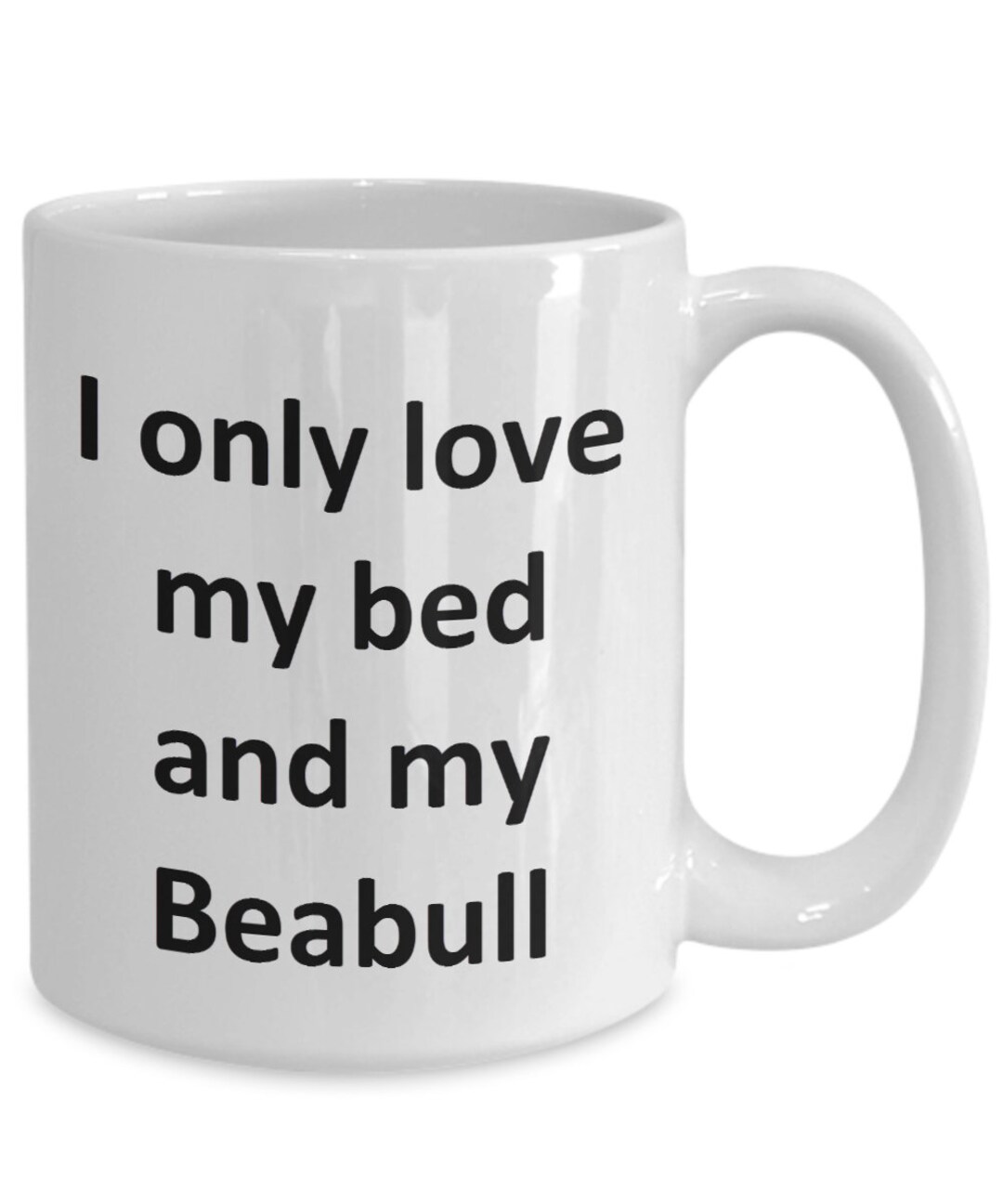 Funny Beabull Mug - Love My Bed and Beabull Dog Coffee Cup - Etsy