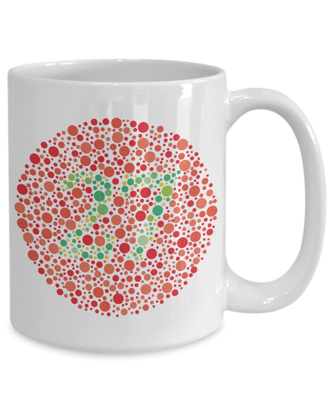 Mug for Optometrist Color Blind Test Vision Cvd Optometry Colorblind ...