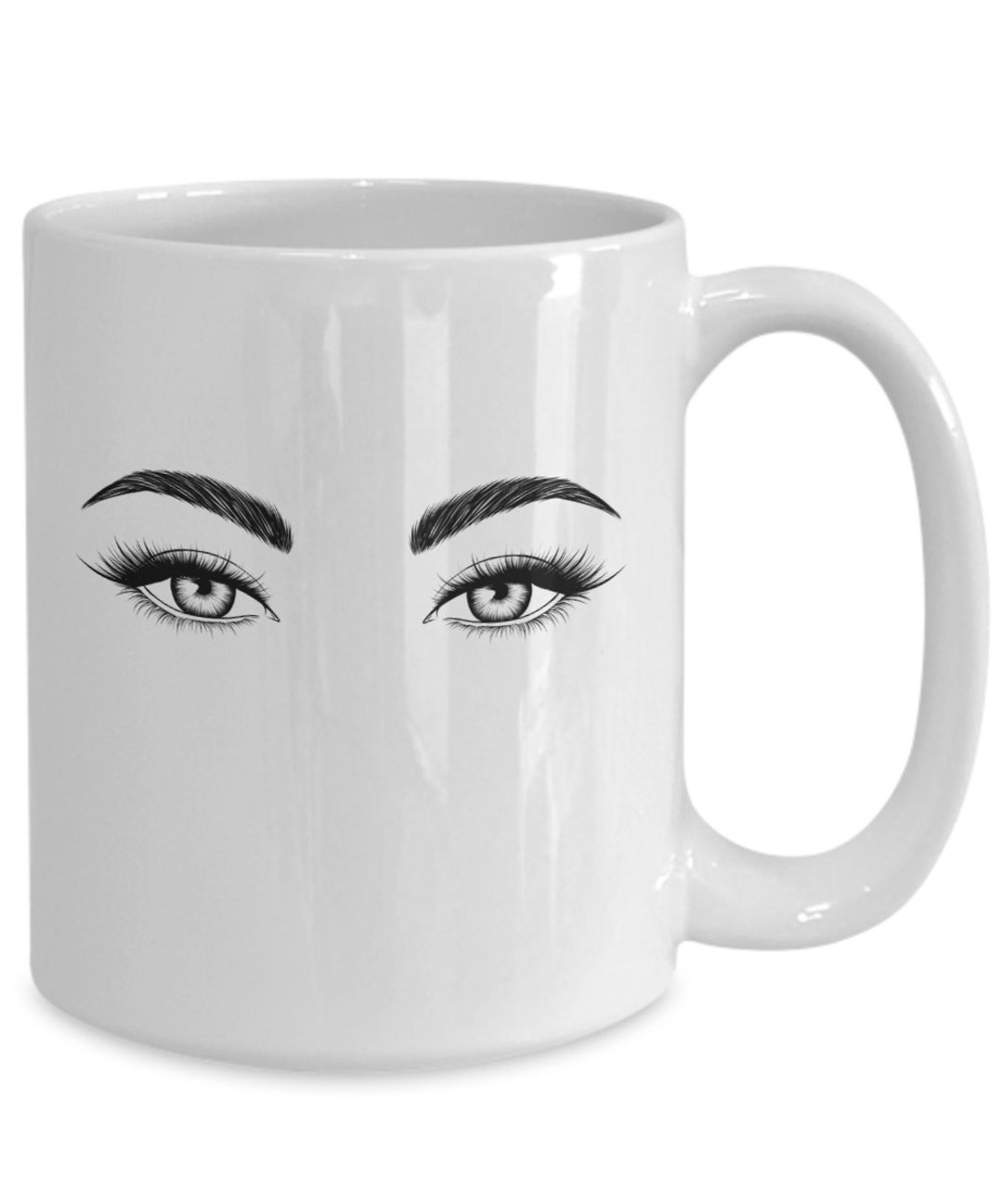 Esthetician Thank You Mug for Her Eyelashes Lashes Makeup Lash Eyes ...