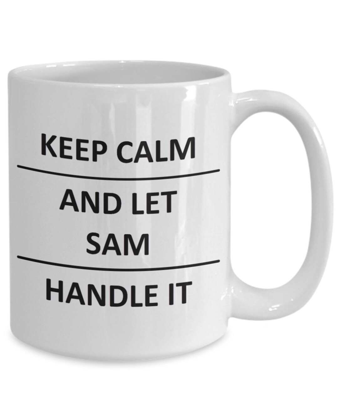 Sam Mug Lover Boyfriend Bf Husband Dad Son Friend Brother Him Name ...