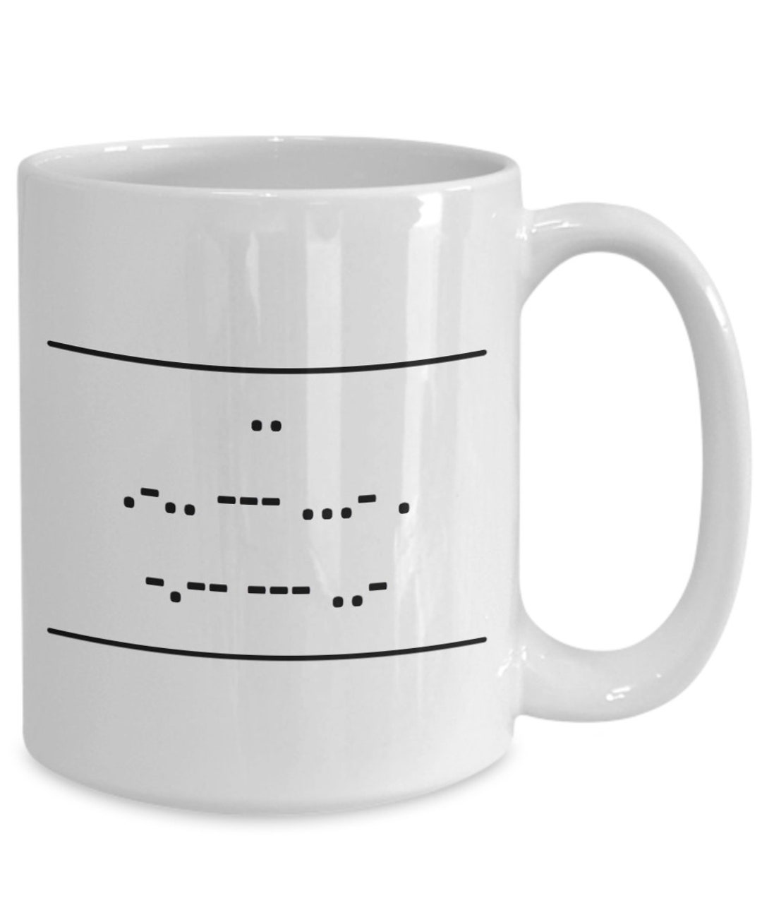 Morse Code Secret Message I Love You Hidden Loving Declaration Of Love Confession Mug Etsy