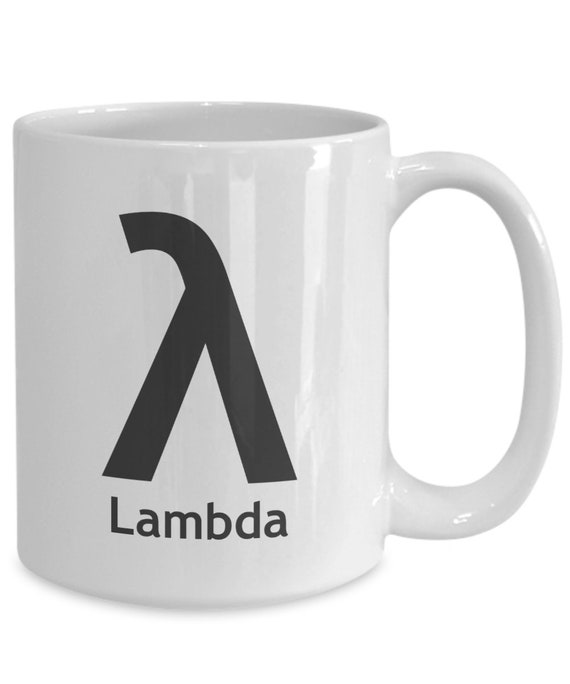 Lambda Greek Letter Mug Character Funny Cup Symbols Greek - Etsy