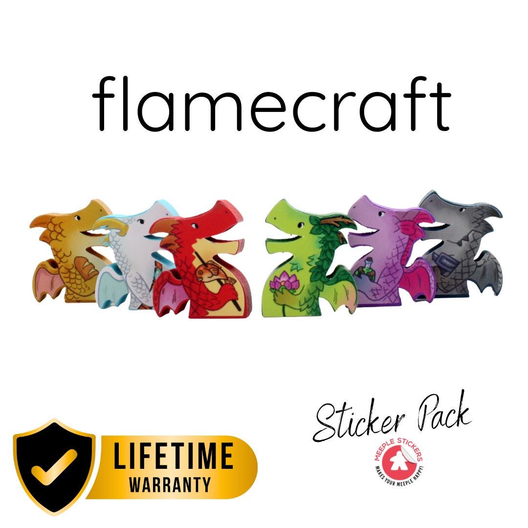 Flamecraft Sticker Set - Etsy