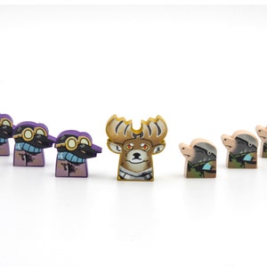 ROOT Underworld Hirelings Meeple Stickers Upgrade Pack Decals Kit for ...