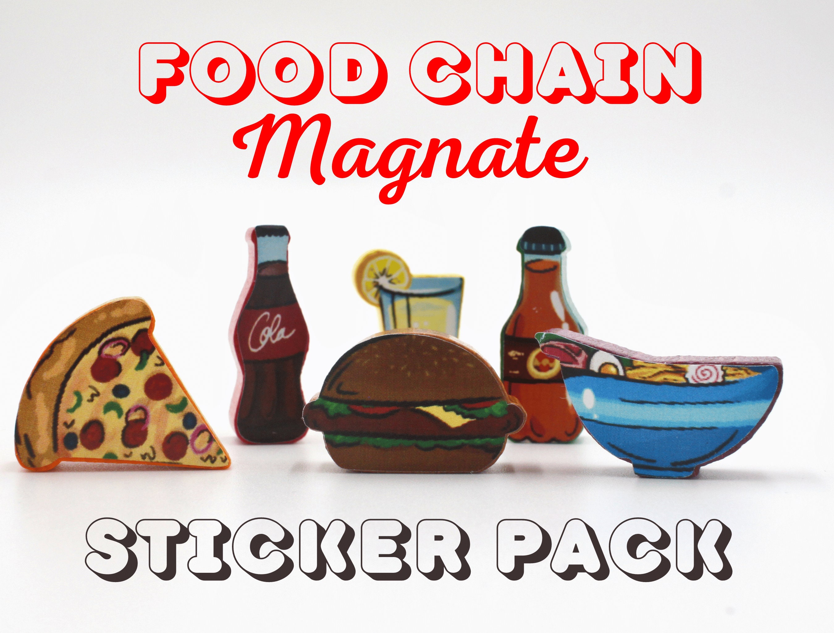 Food Chain Magnate Sticker Set Decals Kit - Etsy UK
