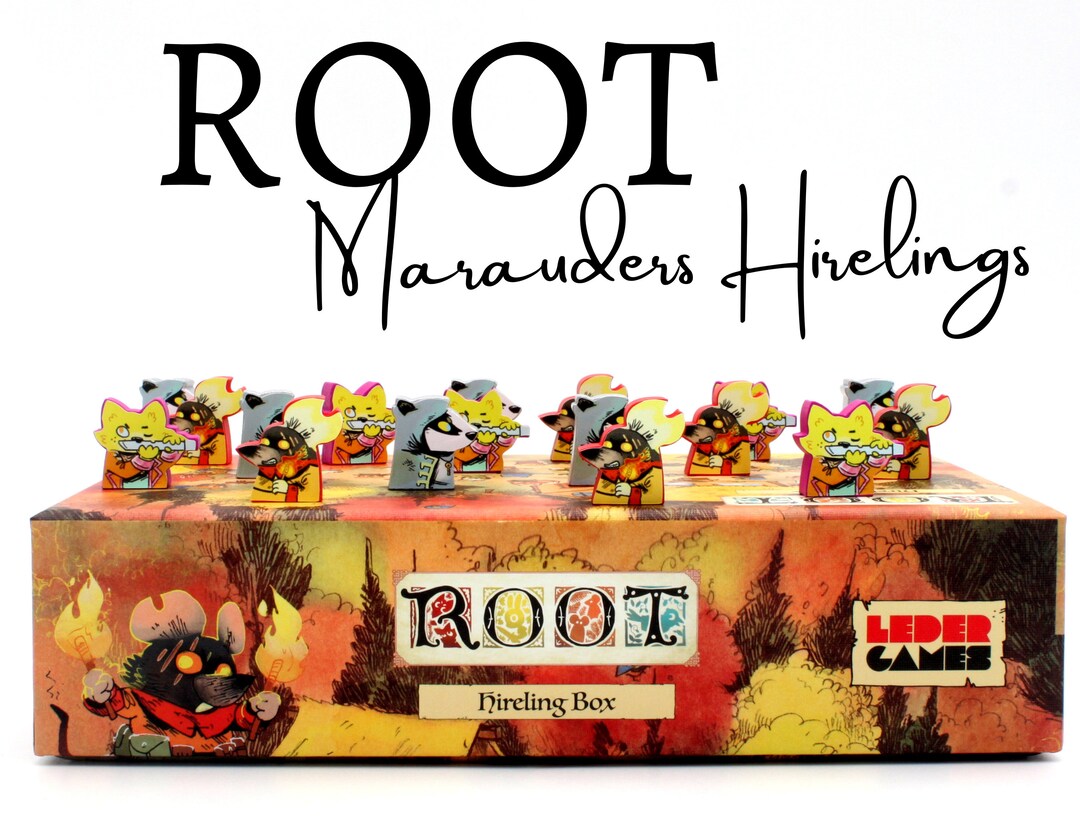 ROOT Marauders Hirelings Meeple Stickers Upgrade Pack Decals Kit for ROOT Boardgame - Etsy