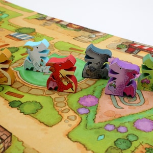 Flamecraft Meeple Stickers Upgrade Pack Decals Kit for Flamecraft Dragon Meeples - Etsy