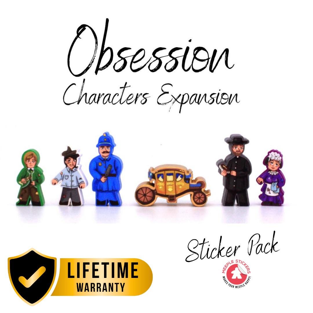 Obsession - Characters Expansion Sticker Set - Etsy