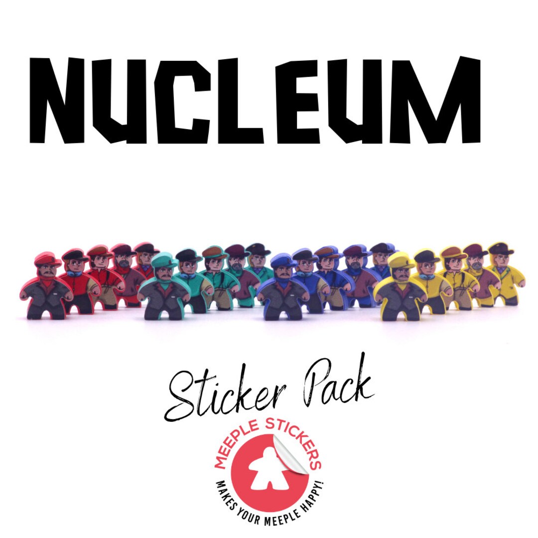 Nucleum Sticker Set - Etsy