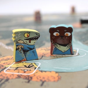 ROOT Riverfolk Meeple Stickers Upgrade Pack Decals Kit for ROOT ...