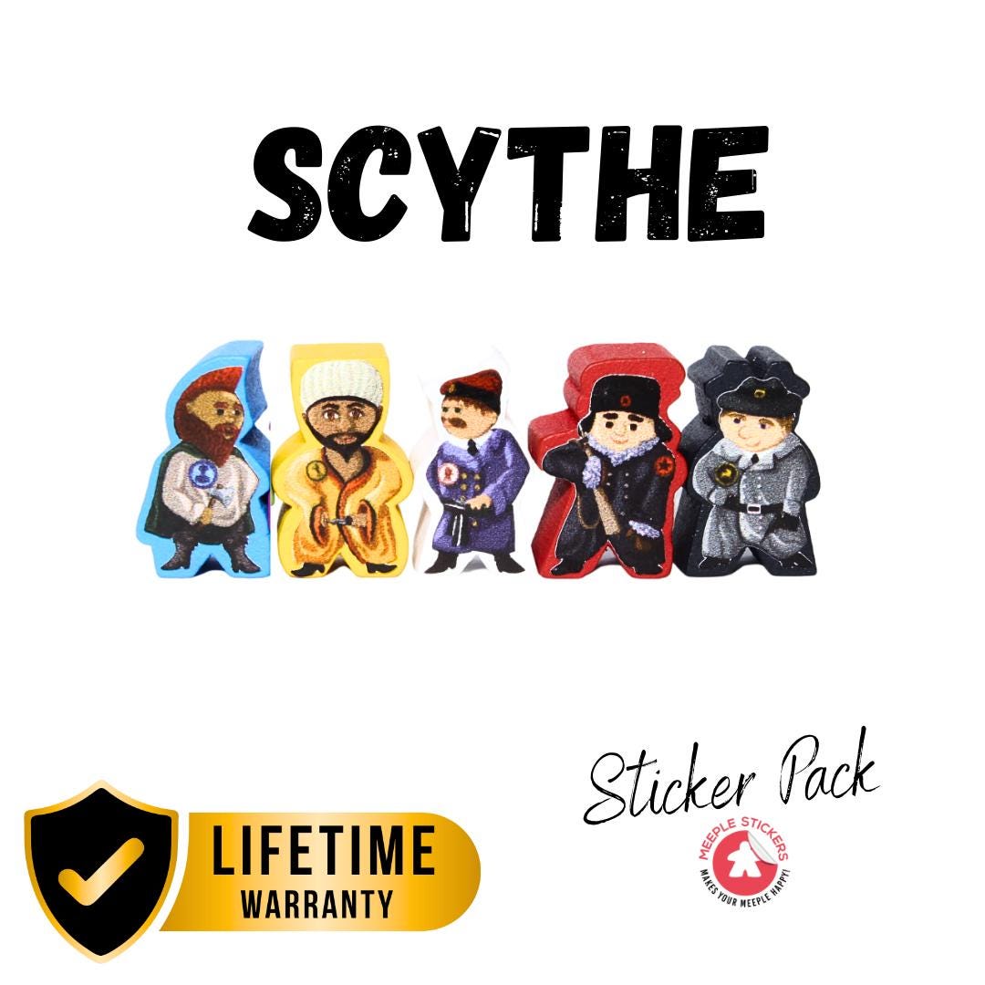 Scythe Sticker Set - Etsy UK