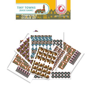 Tiny Towns Sticker Set - Etsy